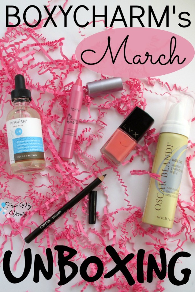 BoxyCharm's March Unboxing - From My Vanity