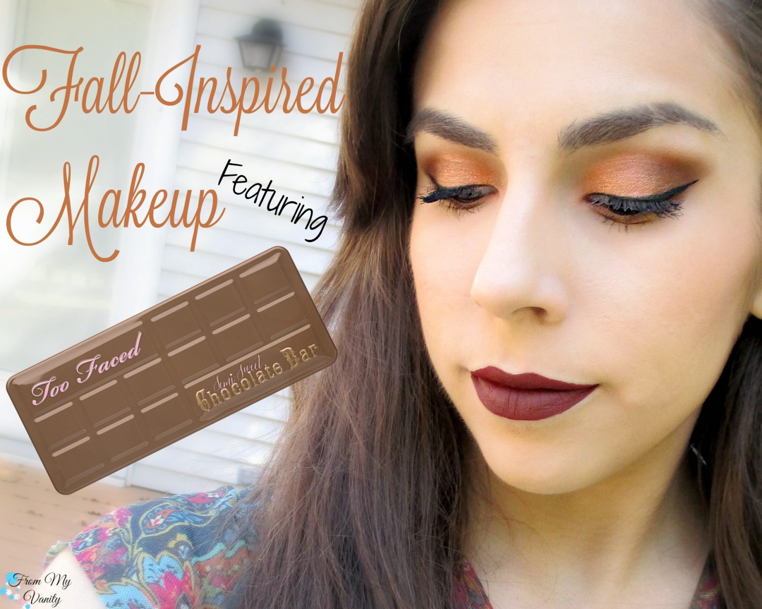 Fall-Inspired Face of the Day featuring Too Faced Semi-Sweet Chocolate ...